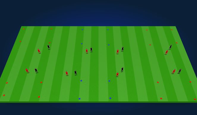 Football/Soccer: U9/10 Winter Team Practice - Session #5 (Passing ...