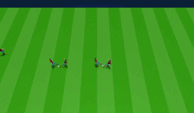 Football/Soccer: DEFENDING U9 (Functional: Defender, Beginner)