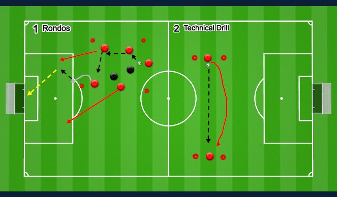 Football/Soccer: Defensive Shape 1 (1-3-5-2) (Tactical: Defensive ...