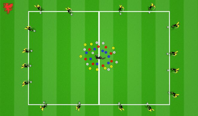 Football/Soccer: Mini Kickers 13/01/2024 (Technical: Dribbling and RWB ...