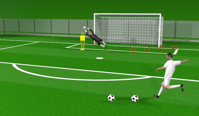 Football/Soccer: Srdjan Medic 7. (Goalkeeping: Shot stopping, Difficult)