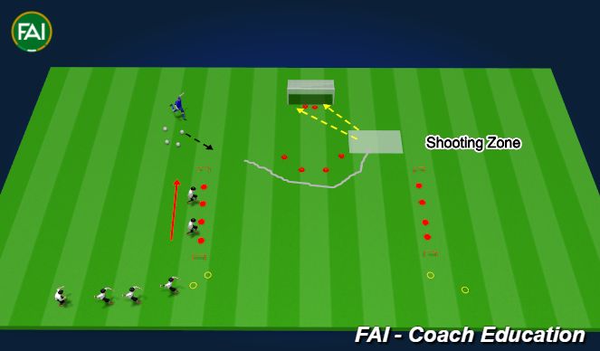 Football/Soccer: U12 Shooting Drills Warm Up (Warm-ups, Academy Sessions)