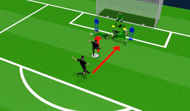 Football/Soccer: TH Technical Session (Goalkeeping: 1 v 1, Moderate)