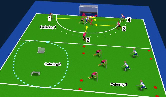 Hockey: training Daring Steven 1 (Technical: Goal Scoring, Under 12s)