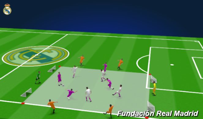 Football/Soccer: Training Session: Progress in the game + Finishing ...