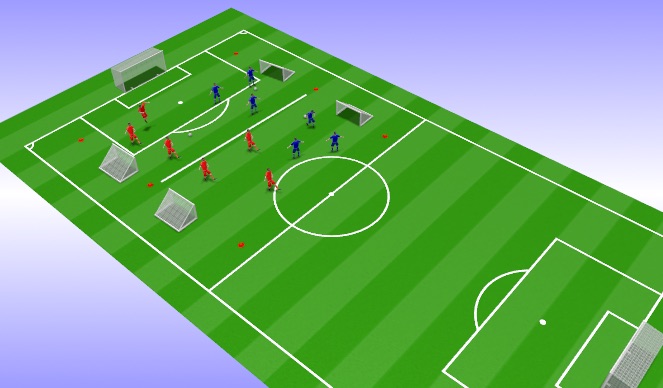Football/Soccer: Technical Passing with turns (Technical: Passing ...