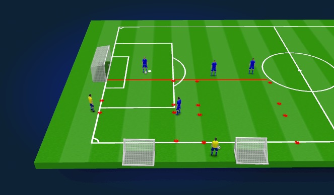 Football/Soccer: Indoor Placement #1 Running with the Ball and Breaking ...