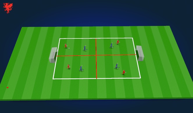 Football/Soccer: Defending 1v1 & 2v2 (Technical: Defensive skills, Academy Sessions)
