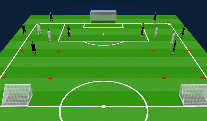 Football/Soccer: Pressing (Academy: High-block and press, Moderate)