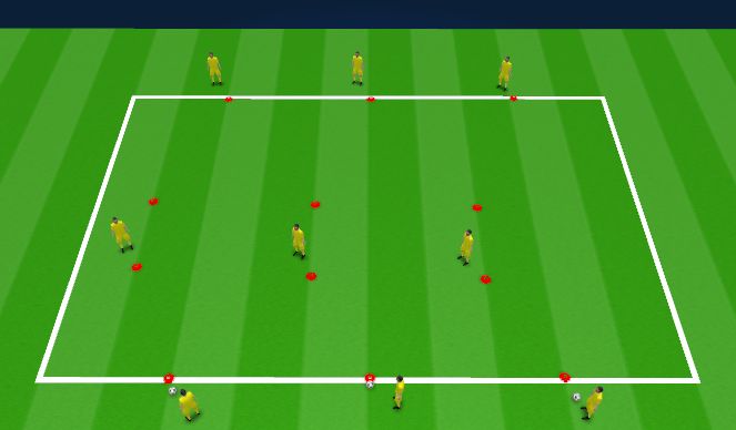 Football/Soccer: Switching the play (Tactical: Switching play, Moderate)